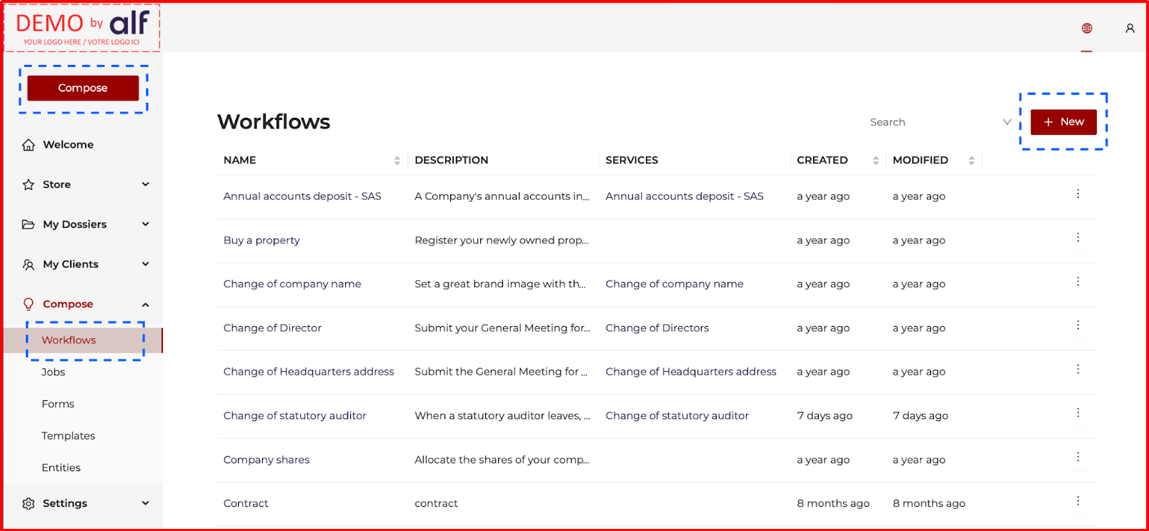 How can you build a legal workflow with Alf? - Alf